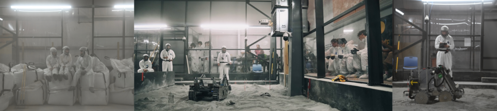 Exolith Lab Regolith Bin - Florida Space Institute